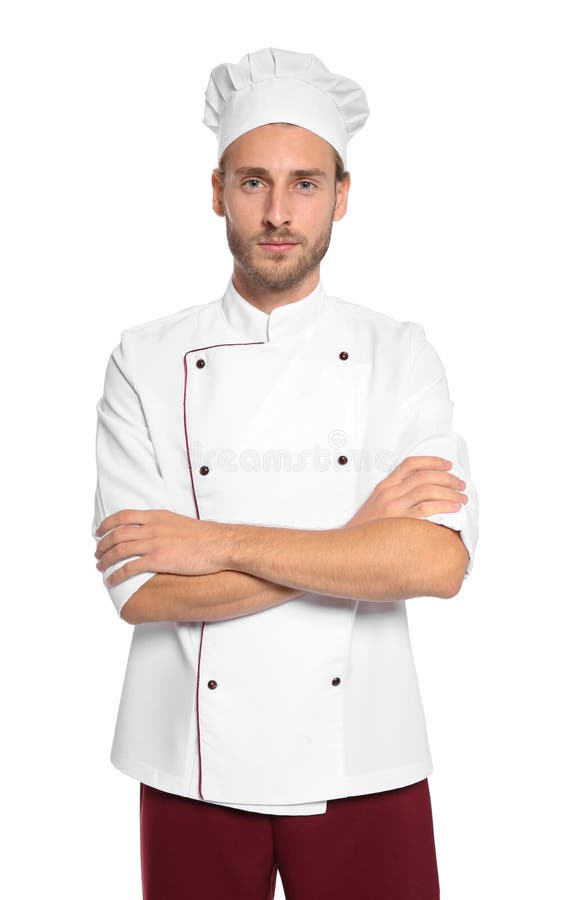 Professional Chef Wearing Uniform Stock Image - Image of chef ...