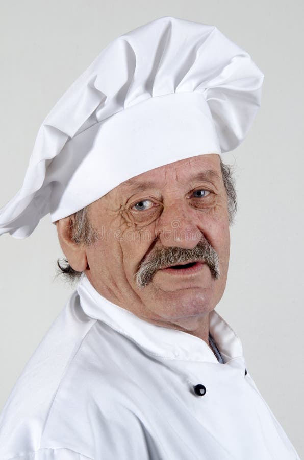 Professional Chef in Working Uniform Stock Photo - Image of cook ...