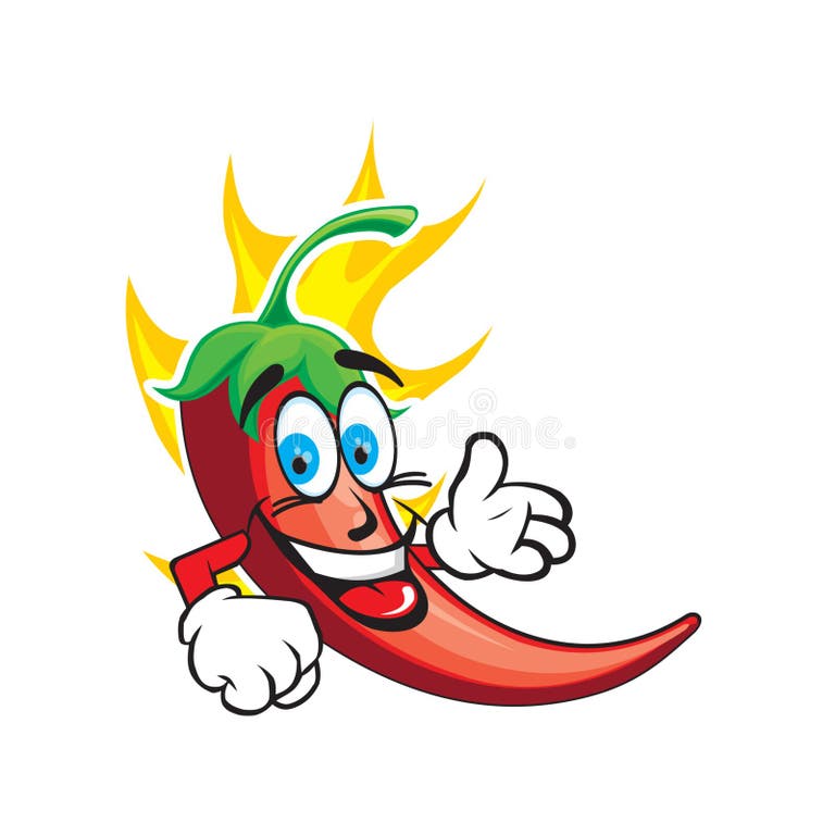 Professional Chilli Cartoon Vector Image Stock Vector - Illustration of ...