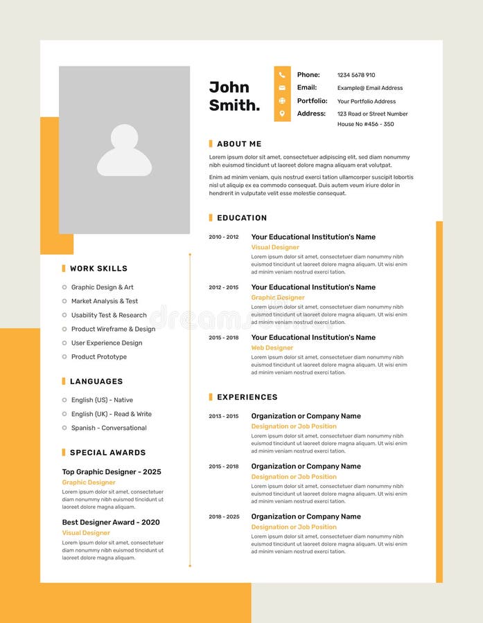 Timeline Cv Template Stock Illustrations – 752 Timeline Cv Template Stock Illustrations, Vectors ...