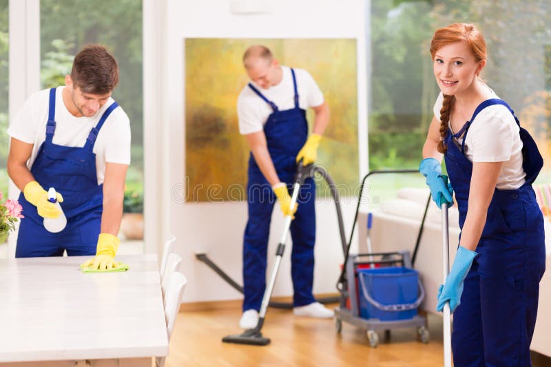 Effective Teamwork Cleaning Stock Photos - Free & Royalty-Free Stock ...