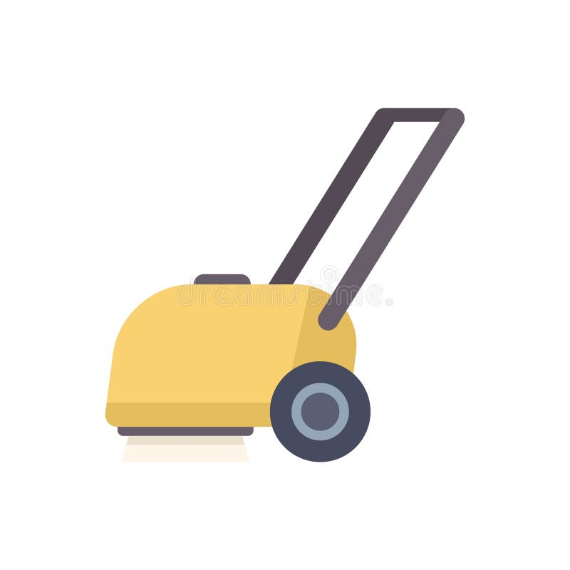 Professional Cleaning Equipment Floor Scrubber Machine Icon Stock ...