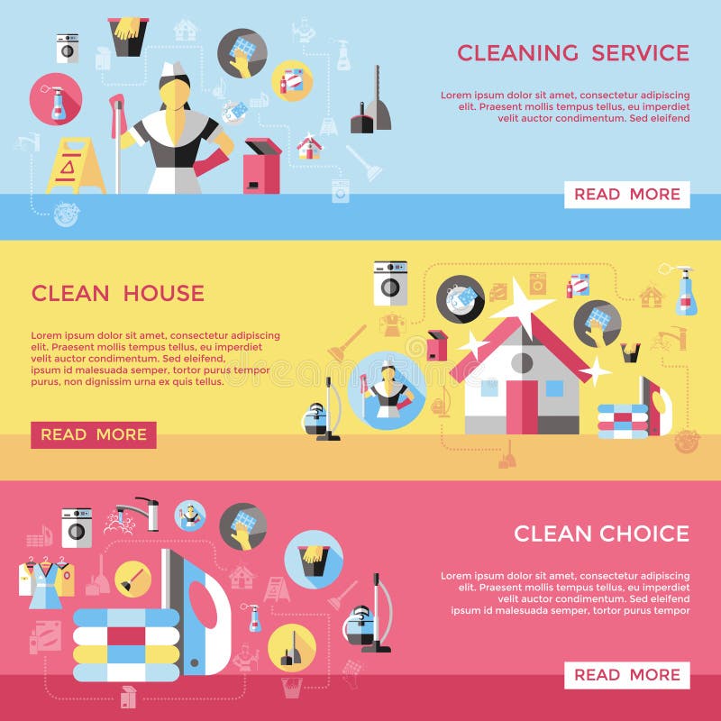 Professional Cleaning Isometric Set Stock Vector - Illustration of ...