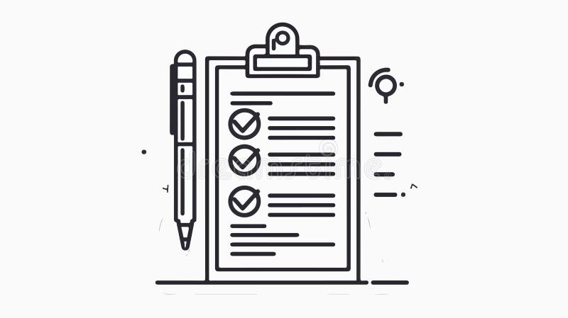 Professional Clipboard Icon for Action Plan Strategies and Business ...