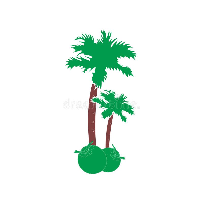 Professional Coconut Tree Vector Images Stock Vector - Illustration of ...