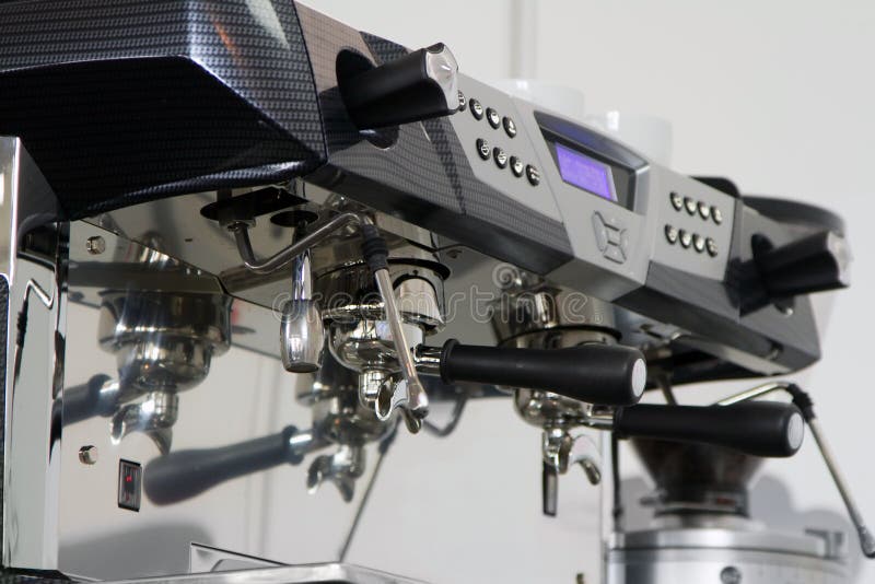 Professional Coffee Machine Stock Image - Image of modern, machine ...