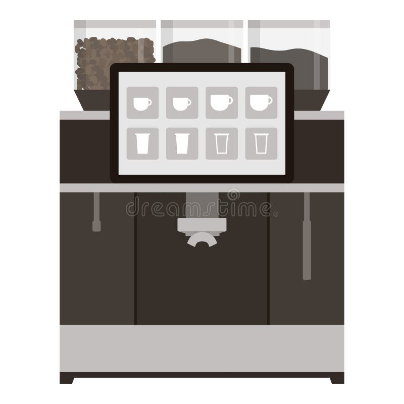 Coffee Machine Holder with Ground Roasted Beans 3d Render Stock ...