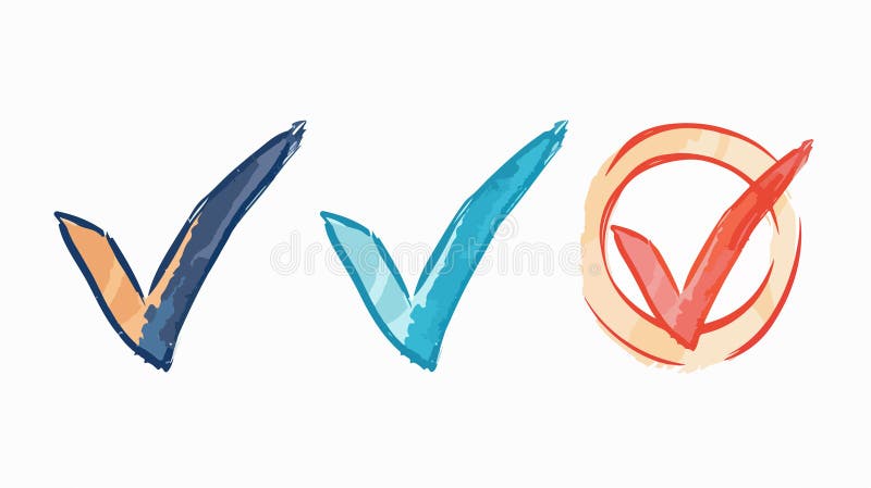 Professional Collection of Vector Check Mark Icons for Design Projects ...