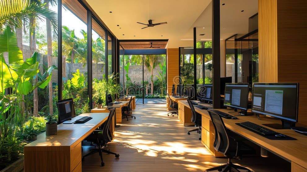 Professional and Comfortable Modern Office Space with Open Layout ...