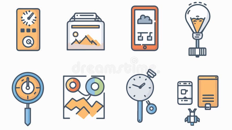 Professional Communication Icon Vector for Timed Projects Stock ...