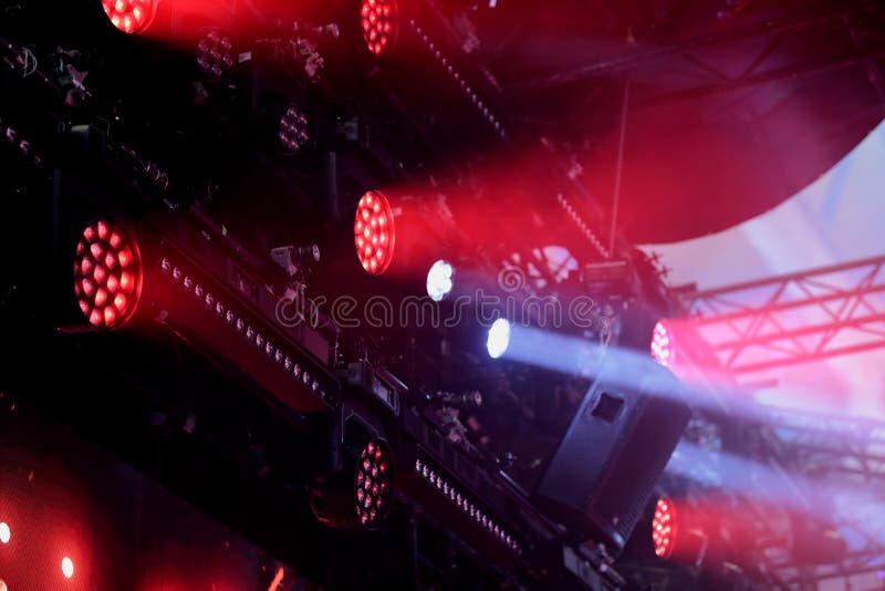 Professional Concert Stage Led Lighting Equipment Stock Image - Image ...