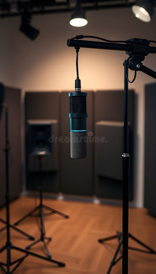 Professional Condenser Microphone Setup Stock Illustrations – 951 ...