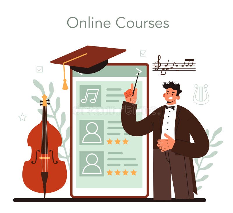 Professional Conductor Online Service or Platform. Conductor and ...
