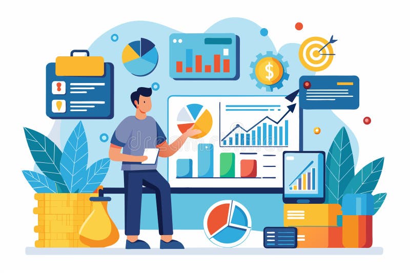 A Professional Conducts Data Analysis on Business Performance through ...