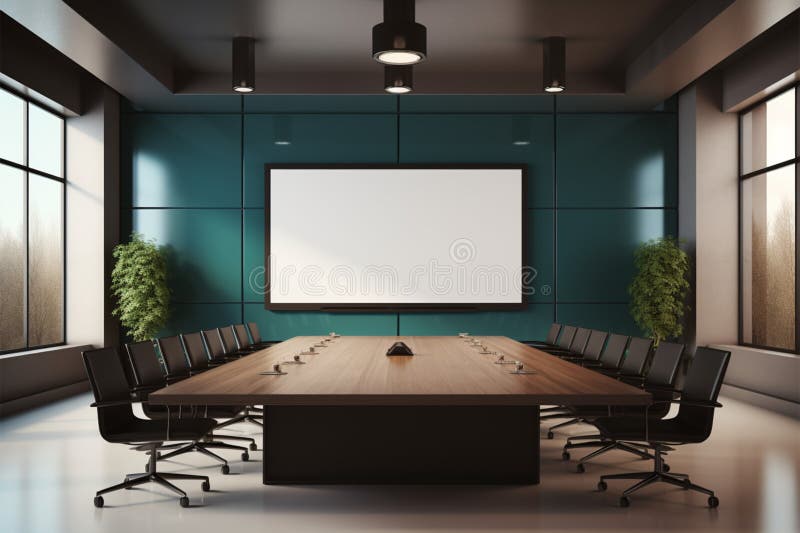 Professional Conference Chamber with a Wall Screen for Presentations ... Professional Conference Chamber with a Wall Screen for Presentations ...