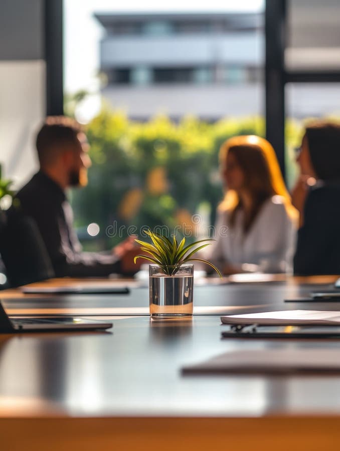Professional Conference Room with Modern Aesthetics Stock Image - Image ...