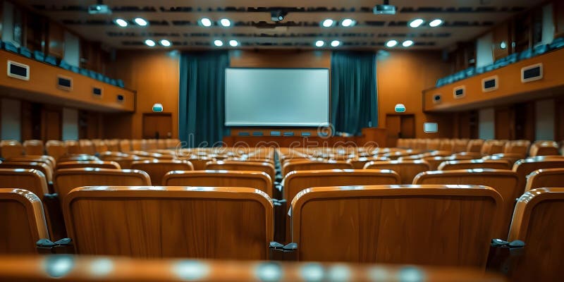 Professional Conference Room Setup for a Business Event or Academic ...