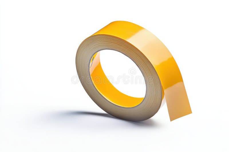 Professional Construction Tape Isolated on Clean White Background for ...