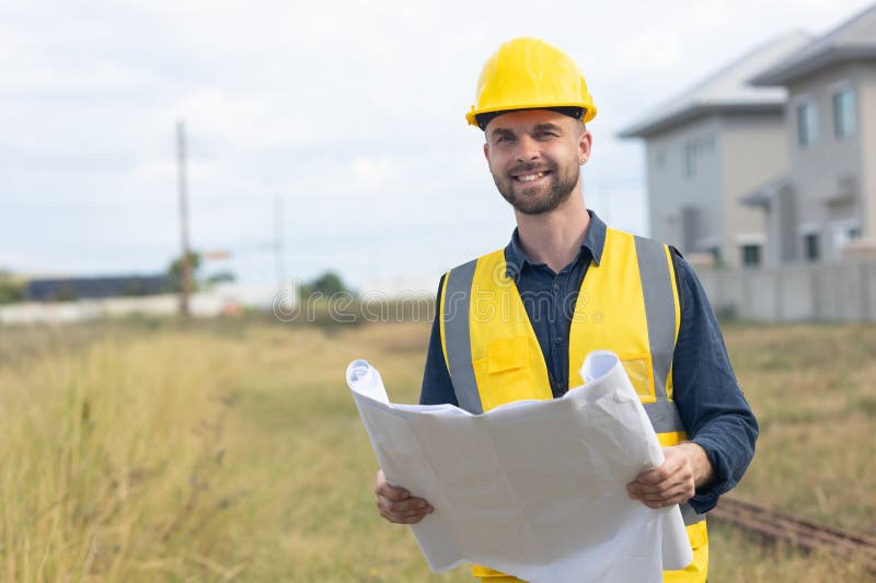 Smart Architect Engineer Team Discussion about House Construction ...