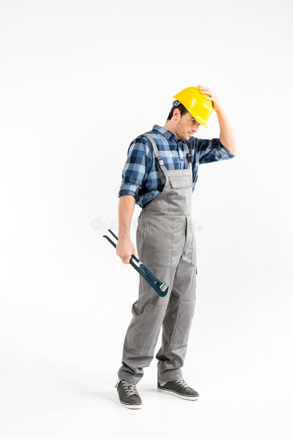 Professional Construction Worker Stock Image - Image of background ...
