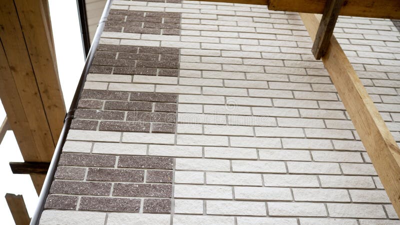 Construction Workers Building a New Brick Wall Stock Image - Image of ...