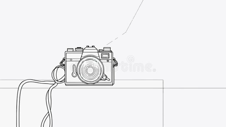 Digital Camera Line Drawing Stock Illustrations – 5,138 Digital Camera ...