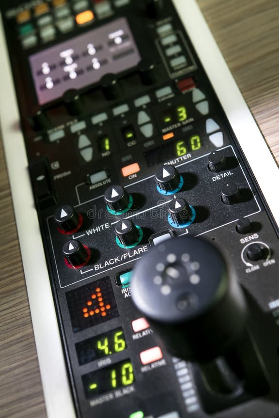 Professional control panel stock photo. Image of device - 49686932