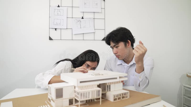 Professional Cooperate Architect Team Checking House Structure ...