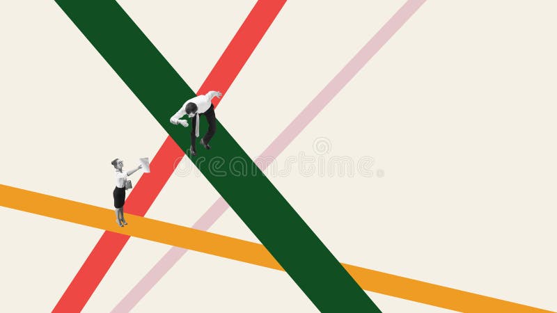 Professional Cooperation. Businessman and Personal Assistant Working ...