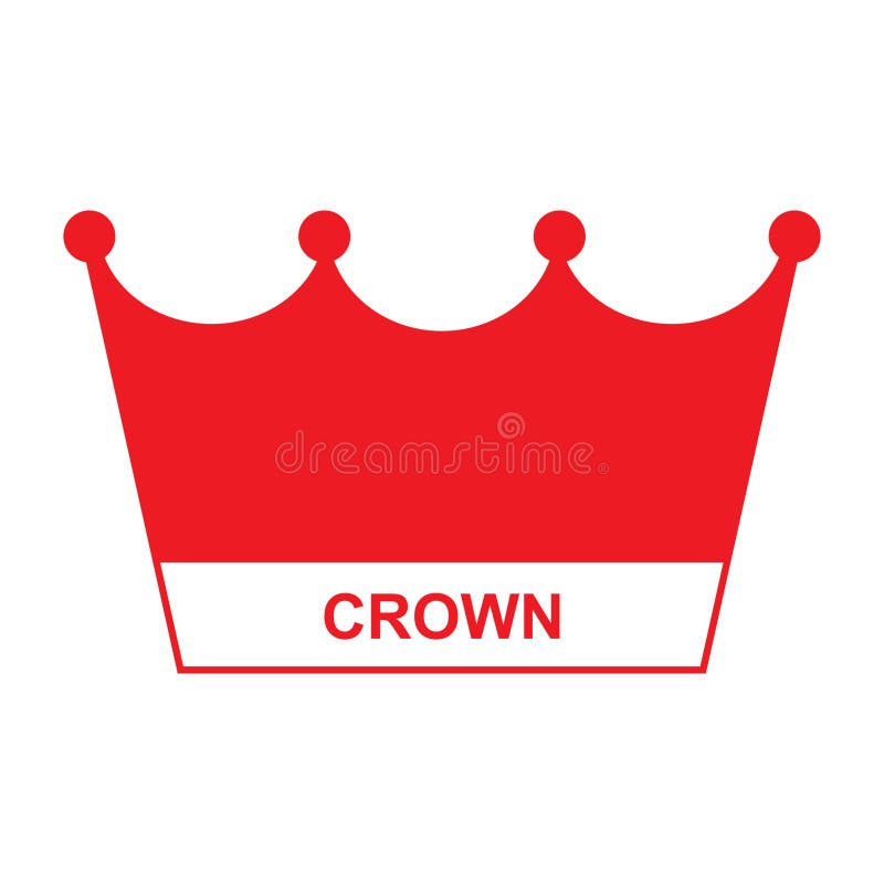 Professional Crown Red Icon Art Stock Illustration - Illustration of ...
