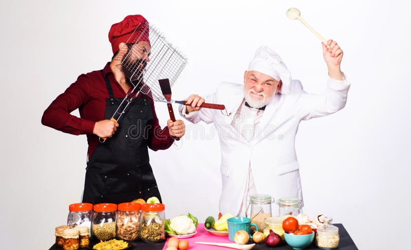 Professional Culinary. Chefs in Uniform Compete in Culinary Show ...