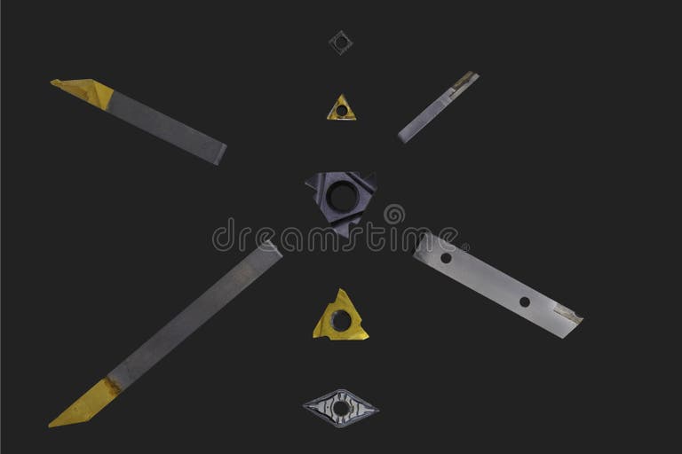 Professional Cutting Tools Set. Consists of Bite and Insert. Material ...