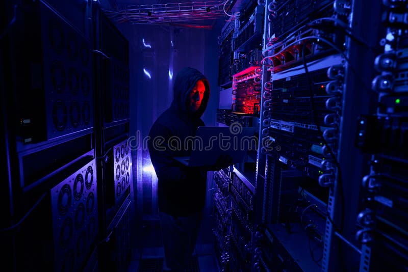 Professional Cybercriminal Breaking into Information Security System ...