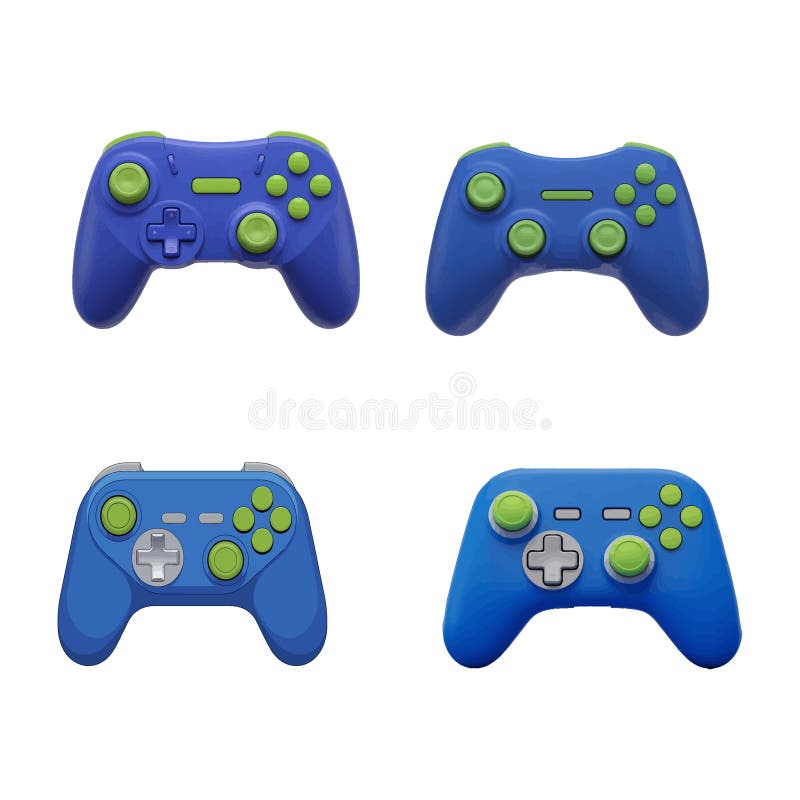 Bright Green Gaming Controller Stock Illustrations – 418 Bright Green ...