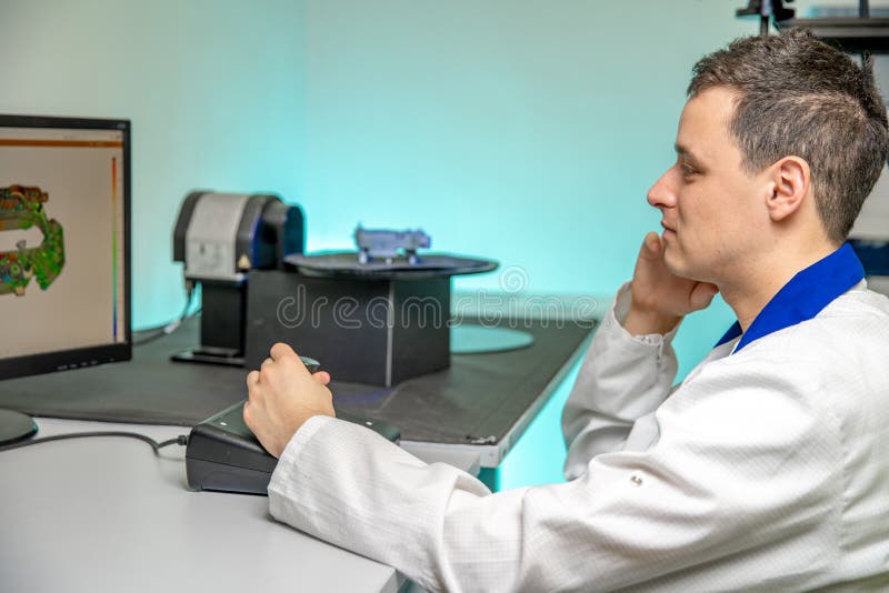 Professional 3D Scanner, for Scan Product on Moving Panel Using Laser ...