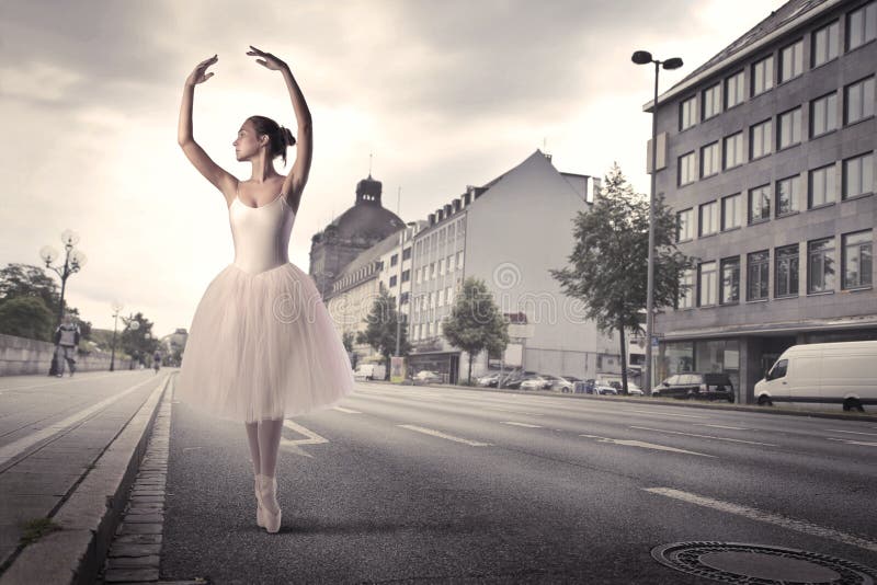 Professional dancer stock image. Image of city, street - 21431397