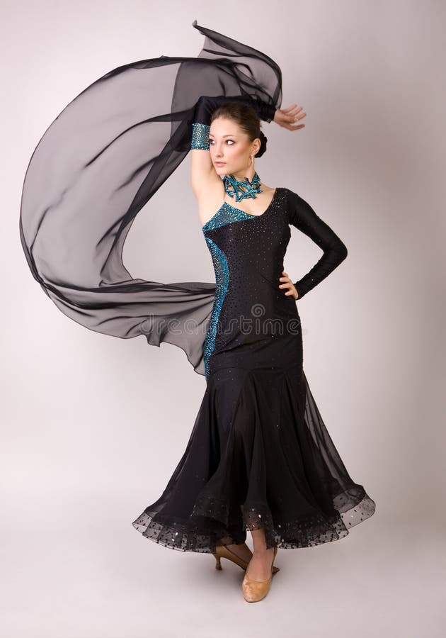 Professional Dancer Girl in Motion Stock Photo - Image of color, motion ...