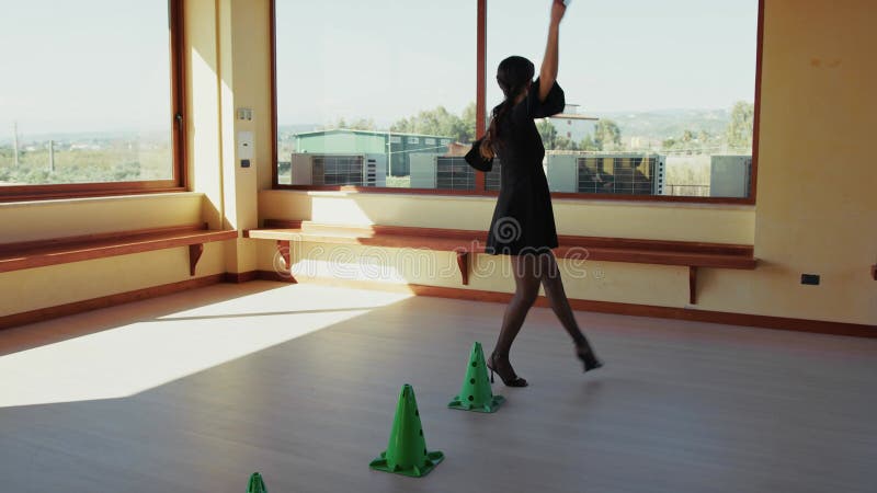 Professional Dancer during the Time of Training Stock Footage - Video ...