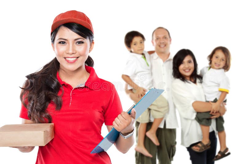 Professional Delivery Services Stock Photo - Image of deliver, freight ...