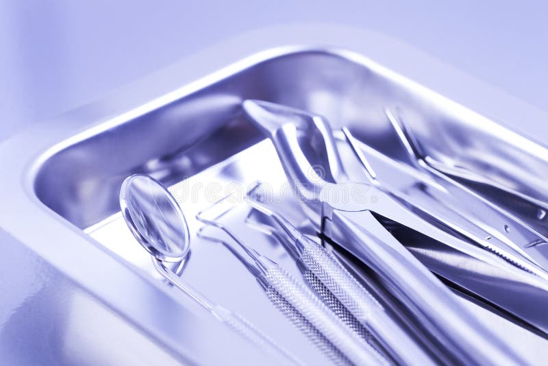 Professional dental tools stock image. Image of steel - 69331375