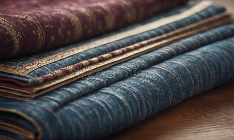 Professional Designer Background with Expensive Silk and Embroidery ...