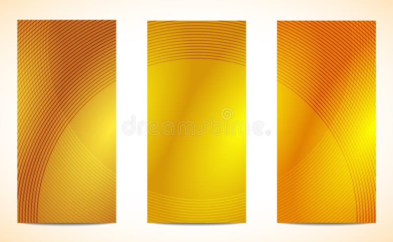 Professional And Designer Gold Cards Stock Vector - Illustration of ...