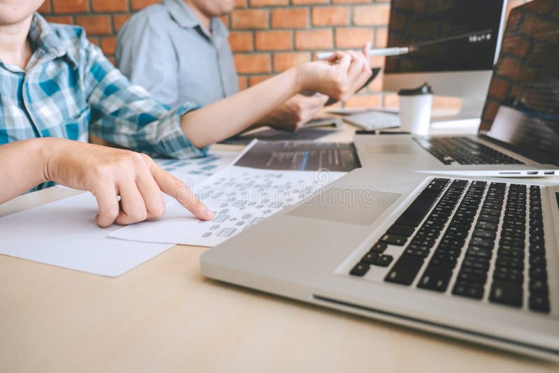 Professional Developer Programmer Cooperation Meeting and Brainstorming ...