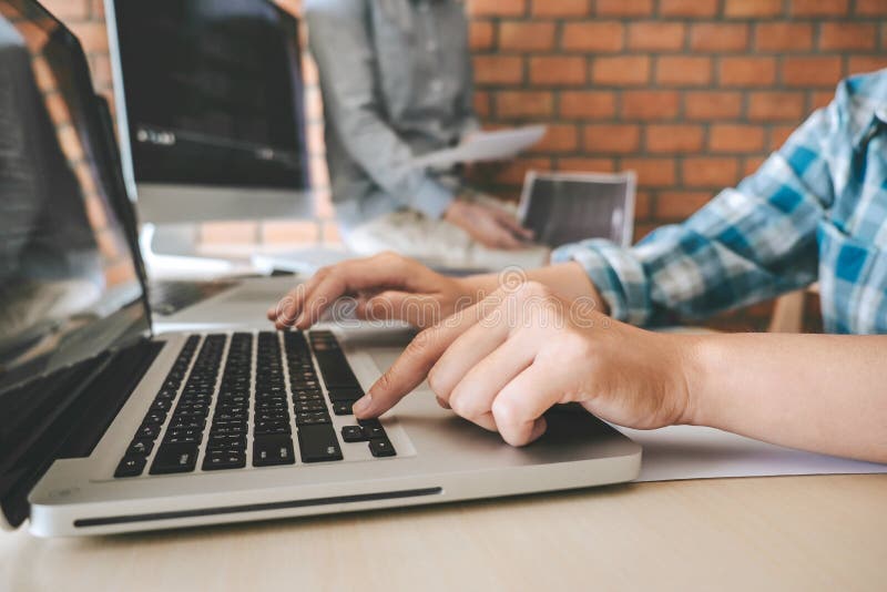 Professional Developer Programmer Cooperation Meeting and Brainstorming ...