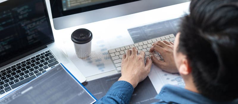 Professional Development Programmer Working in Programming Website a ...