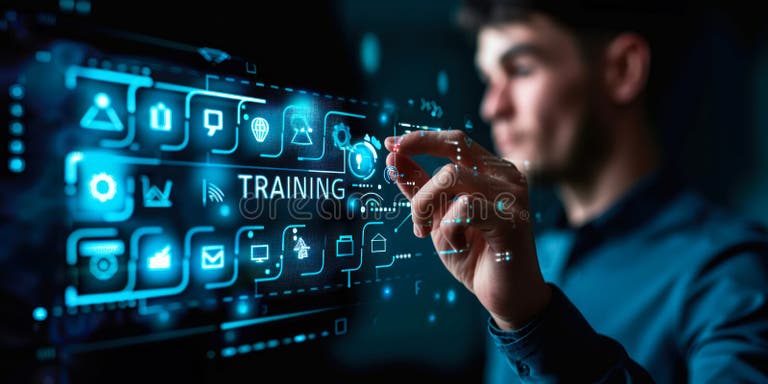 Professional Development and Skills Enhancement Concept with Virtual ...