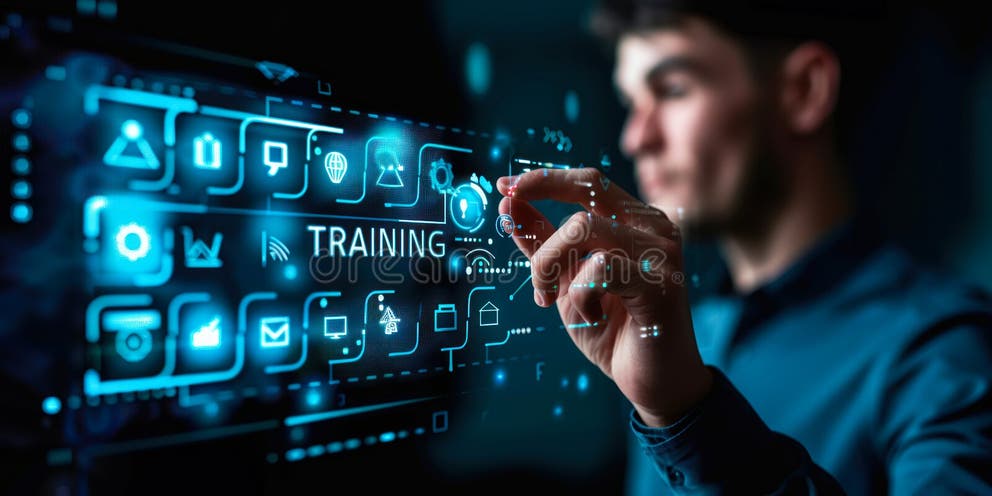 Professional Development and Skills Enhancement Concept with Virtual ...