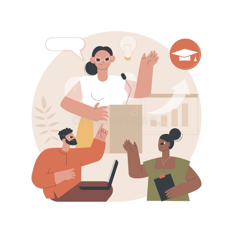 Professional Development of Teachers Abstract Concept Vector ...