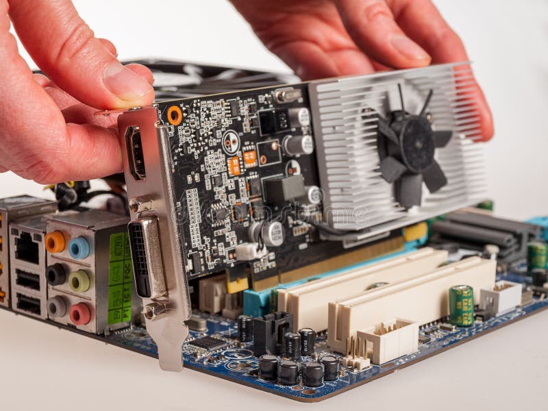 Professional Device in a Computer a Modern Separate External Video Card ...