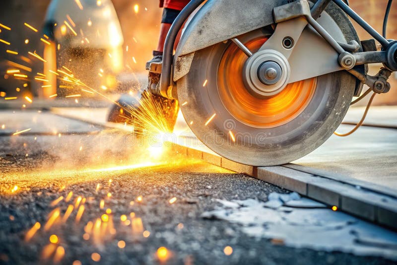 Professional Diamond Blade Concrete Cutting for Precise Path Paving a ...